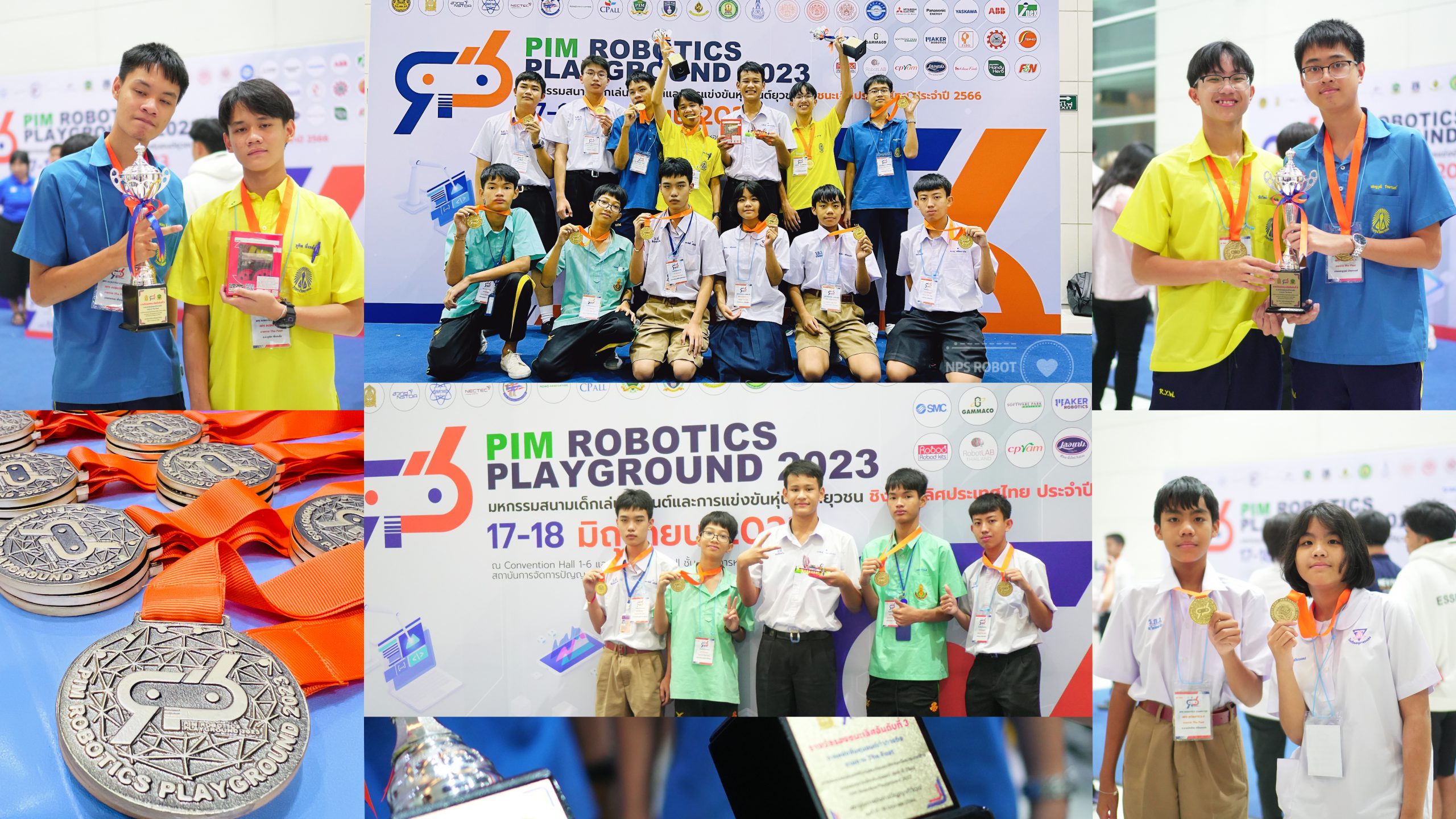 ทีมหุ่นยนต์ NPSRobotics รางวัลรอบชิงชนะเลิศ PIM2023 – NPS ROBOTICS COMPUTER